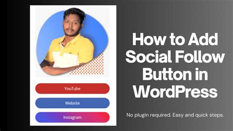 best method for adding social follow button without plugin in wordpress 4073 meku matramey
