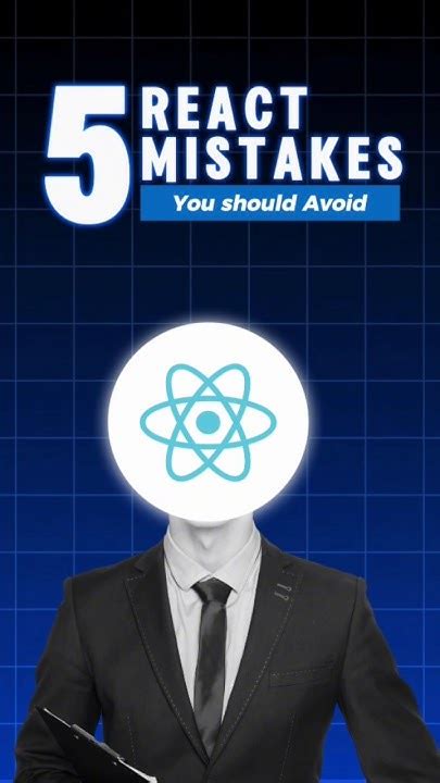 5 React Mistakes Every Developer Should Avoid Shorts React