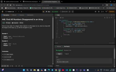 Dsawithkunal Leetcode Problemsolving Algorithms Coding Dsa Dushyant Kumar