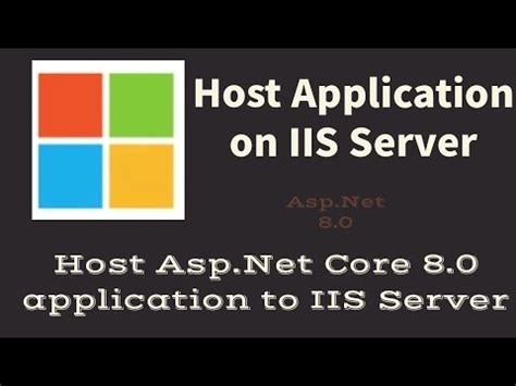 Host Asp Net App On IIS Server Publish Web Application On IIS YouTube