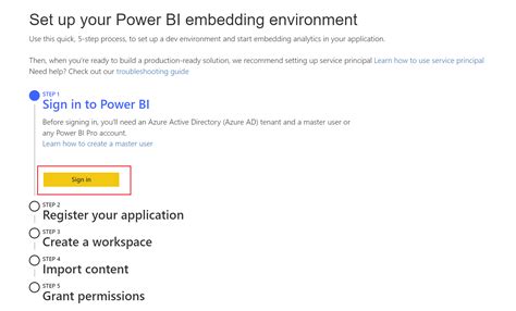 Power Bi Embedded 入门 Power Bi Microsoft Learn