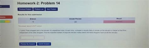 Solved 14 Blems Homework 2 Problem 14 Previous Problem