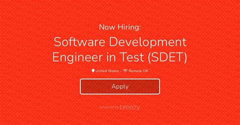 Software Development Engineer In Test Sdet At Reveleer