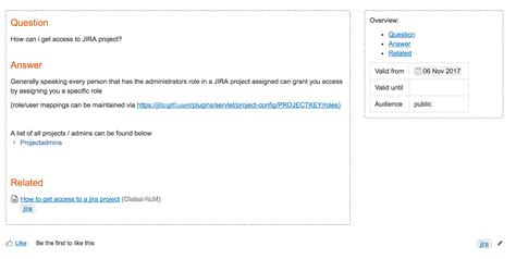 confluence faq