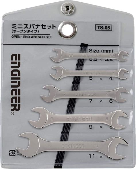 Engineer Ts 05 5pc Mini Spanner Set Metric Bigamart