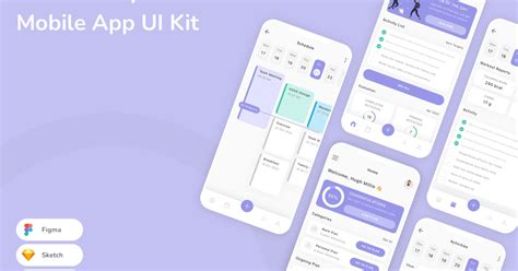 Productivity Mobile App Ui Kit Ux And Ui Kits Ft Pomodoro And Productivity Envato