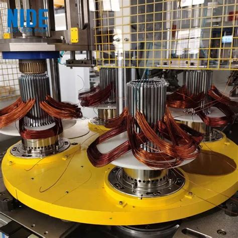 Automatic Induction Motor Stator Winding And Coil Wedge Inserting Machine Winding Machine And