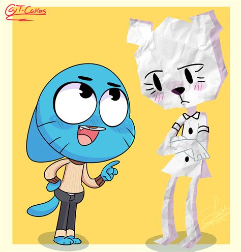 Gumball And Teri Tawog Commission By T Whiskers On Deviantart