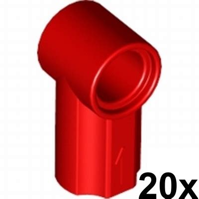 Technic Connectors 32013 20 Red Technic Axle And Pin Connector Angled 1 SuperSales