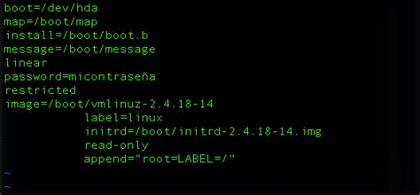 grub y lilo seguridad en el gestor de arranque linux isproto