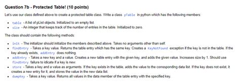 Solved Question B Protected Table Points Let S Use Chegg