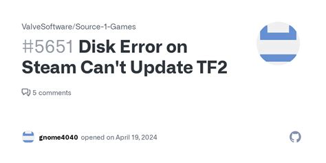 Disk Error On Steam Cant Update Tf2 · Issue 5651 · Valvesoftware