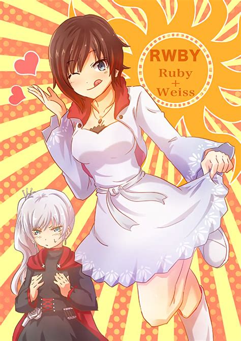 Ruby Rose Weiss Schnee Weiss Schnee Ruby Rose Rwby Rwby Anime Unsorted