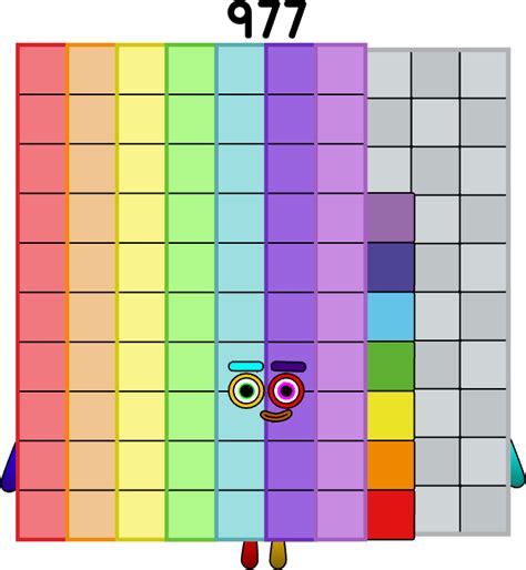 Numberblocks 977 Blocks By Jeanpaulfelix On Deviantart