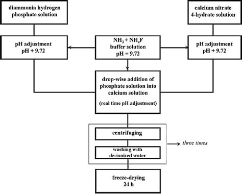 the schematic flowchart of the synthesis procedure download