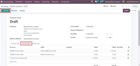 sales tax computation of maryland us using odoo 16 accounting