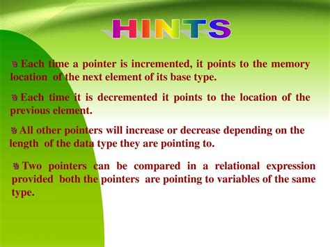 POINTERS IN C PowerPoint Slides LearnPick India