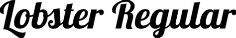 Lobster Font Designed By Pablo Impallari