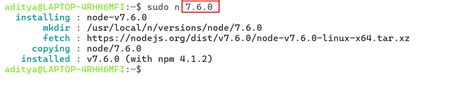 updating node js to any version with n a step by step guide codeforgeek