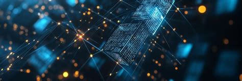 An Abstract Representation Of Data Connectivity Symbolizing Network Infrastructure Data Flow