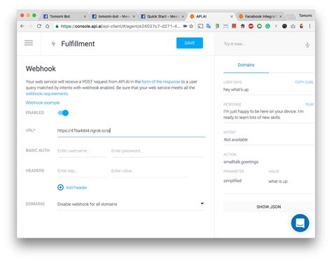 creating a simple facebook messenger ai bot with api ai in node js