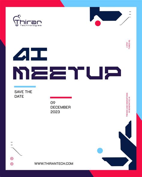 Thiran Technologies On Linkedin Savethedate Aimeetup Techinnovation