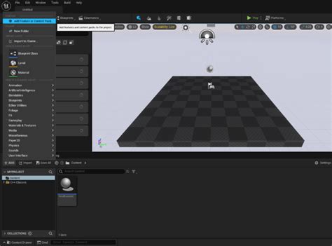 How To Add Starter Content To Existing Project Unreal Editor