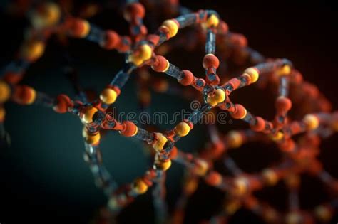Abstract Conceptual Illustration Colorful Twisted Geometry Inspired By Dna Molecule