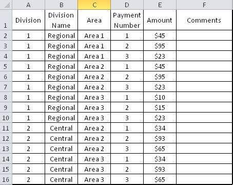 VBA Copy Cell Data Based On Value In Columns
