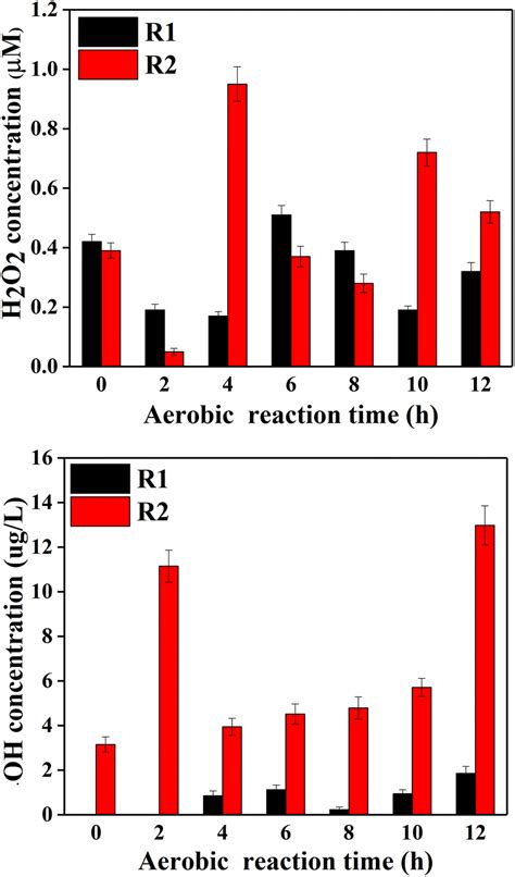 The Contents Of H O And OH At Aerobic Stage Of Both Reactors Download Scientific Diagram