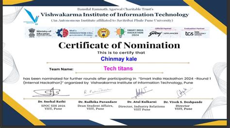 Chinmay Kale On Linkedin Sih2024 Innovation Techforgood Teamwork Hackathon Problemsolving