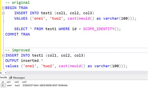 Master Sql Output Clause For Simplified Insertions