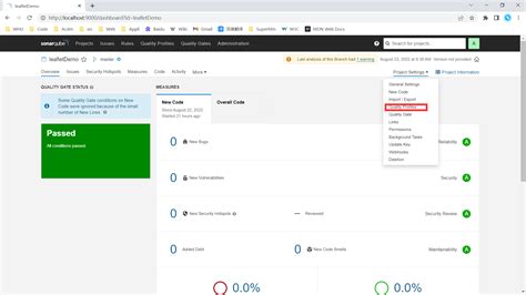 Sonarqube监控警报阈值设置 Sonarqube技术债务增长预测模型 Sonarqube中文网站