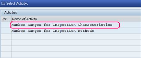 how to define number range for characteristics in sap