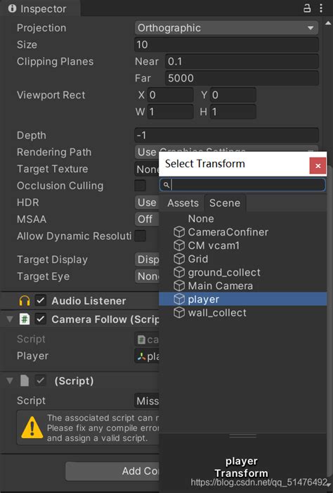 unity设置玩家上下左右移动、摄像机跟随、ui界面 unity上下左右键控制人物移动 csdn博客