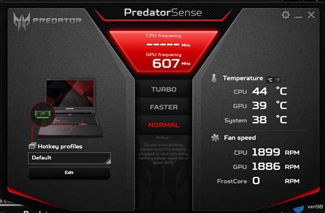 Predator Sense Problem With G Acer Community