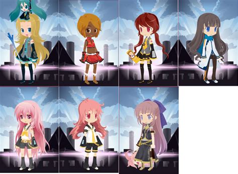 My Fan Vocaloid Characters In The Vocaloids Outfit By Mily Pily On