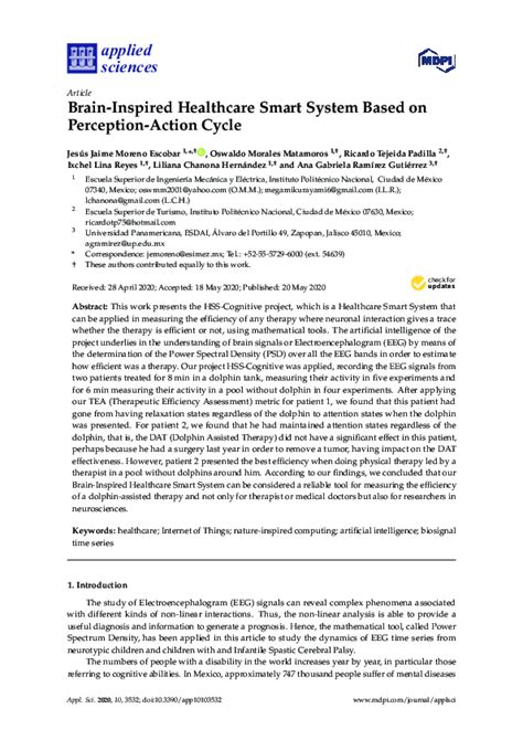 pdf brain inspired healthcare smart system based on perception action