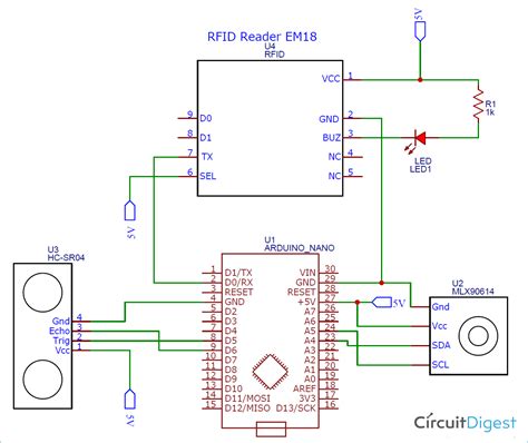 Rfid Based Projects Circuit Diagram Rfid Attendance System B