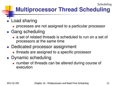 Ppt Chapter 10 Multiprocessor And Real Time Scheduling Powerpoint