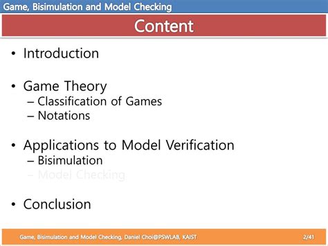 Ppt Game Bisimulation And Model Checking Powerpoint Presentation Free Download Id1551077