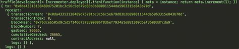 Solidity Increment Contract Value With Console Call On Truffle