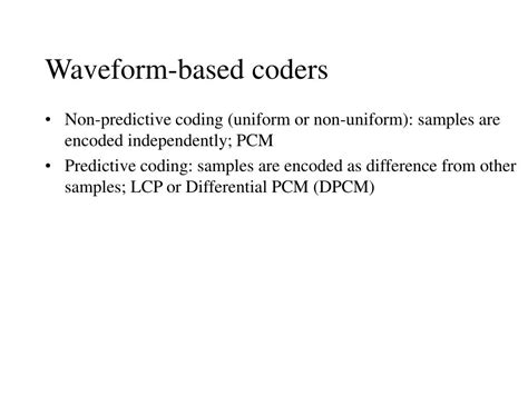 PPT Speech Coding PowerPoint Presentation Free Download ID
