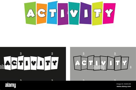 Activity Icons Color Icons Stock Vector Image And Art Alamy