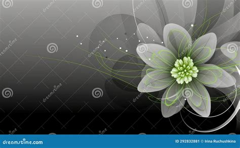 Abstract Gray Green Background For Design Banner Stock Illustration Illustration Of White
