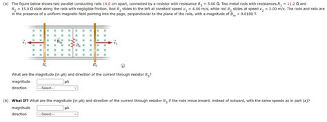 solved a the figure below shows two parallel conducting