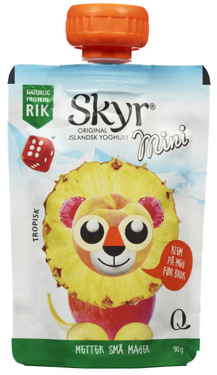 Kjøp Skyr Mini Tropisk 90g Q Hos Meny 17 50 Kr Meny