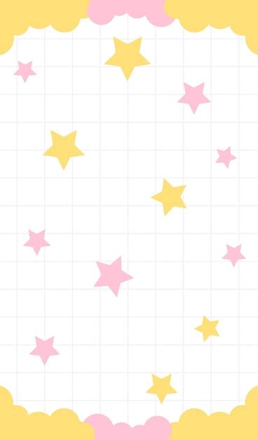 별이 있는 배경 그리드 터 프리미엄 벡터