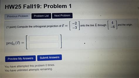 Solved Hw25 Fall19 Problem 1 Problem List Next Problem
