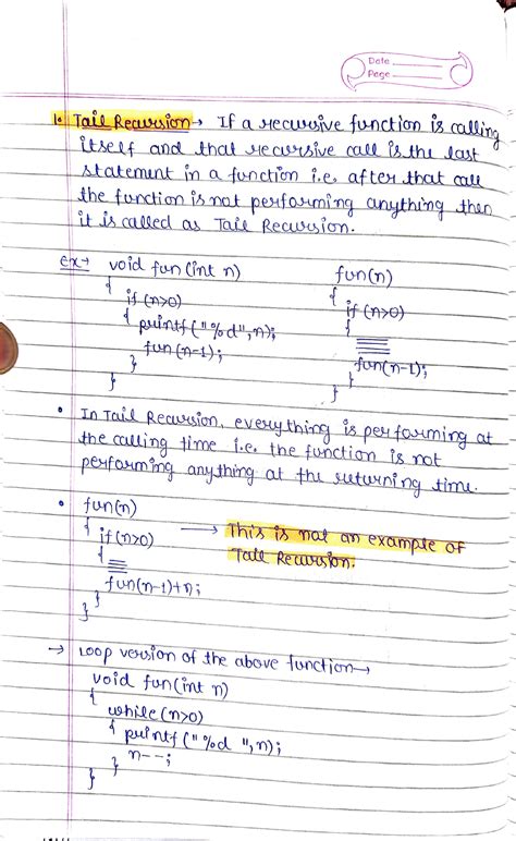 SOLUTION Recursion And Its Types Studypool